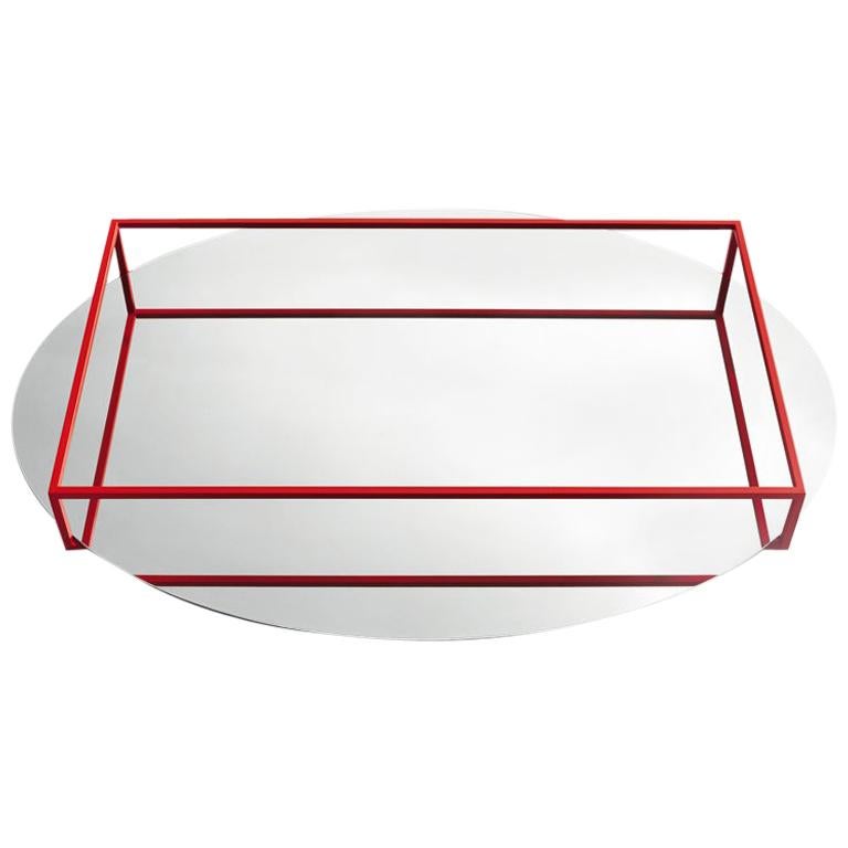 Danese Milano Surface + Border No. 2 Tray or Fruit Bowl in Red by Ron ...