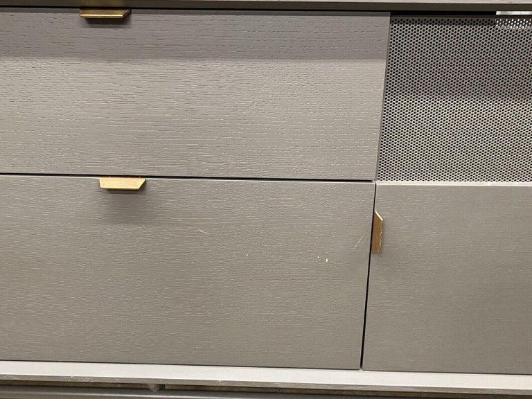 Dang 2 Door 2 Drawer Grey Media Stand Console Credenza by Blu Dot For ...