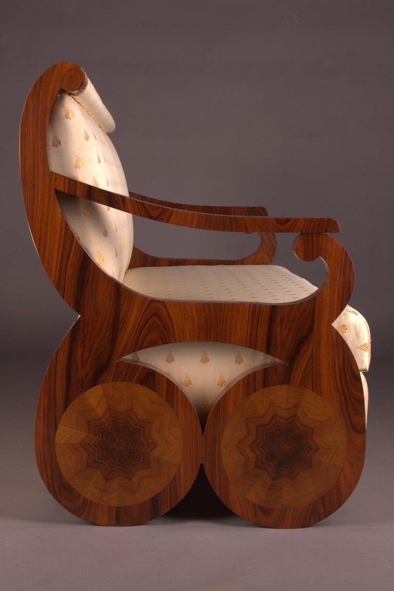 Danhauser Sofa in Viennese Biedermeier Style, Mahogany Veneer on ...