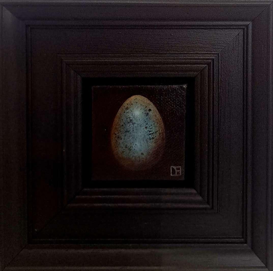 Dani Humberstone - Pocket Bluer Blackbird's Egg (c), Original Painting ...