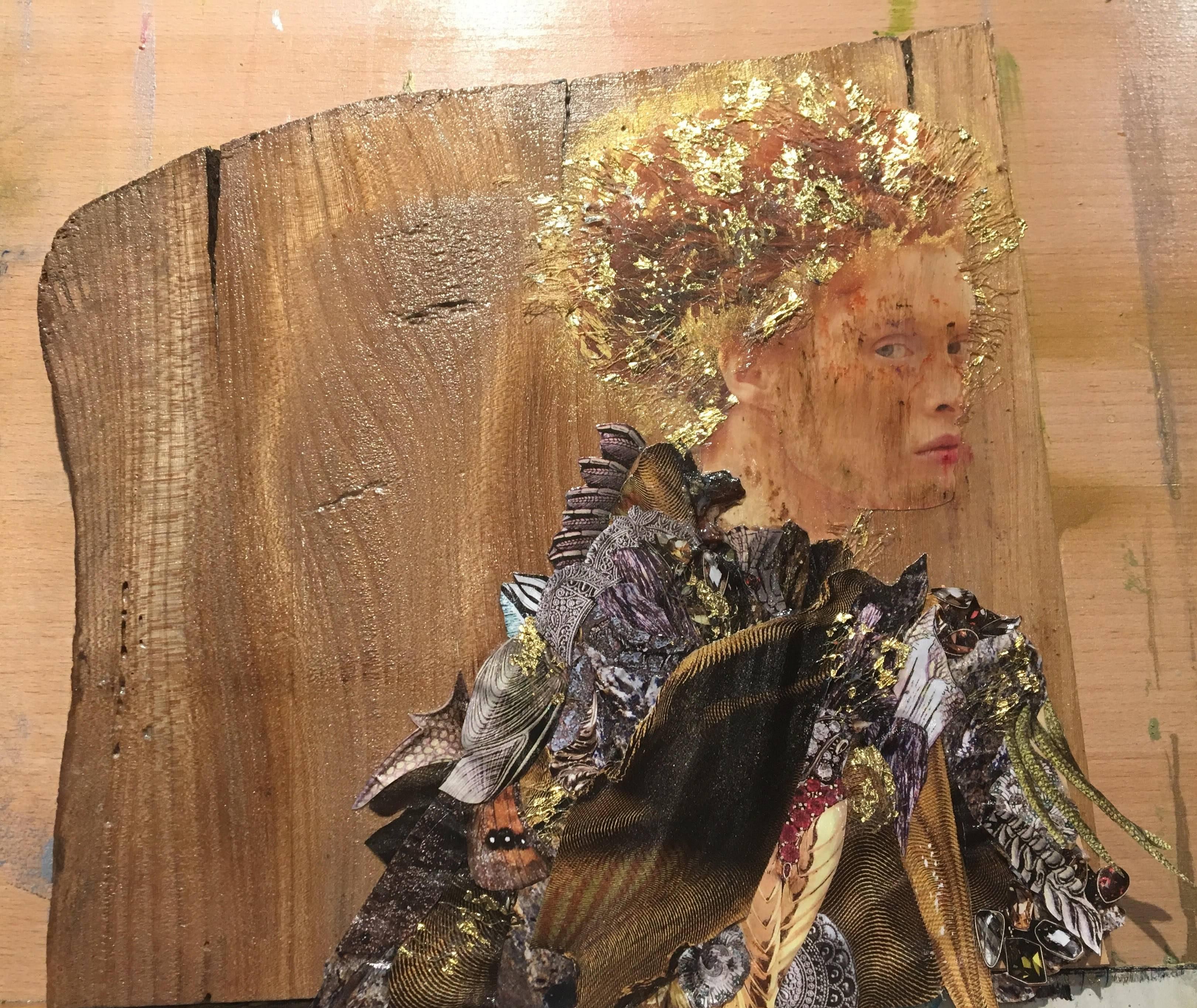 Danic Lago - Bella mi Bella Original, Collage, Ceramic Signed and dated ...