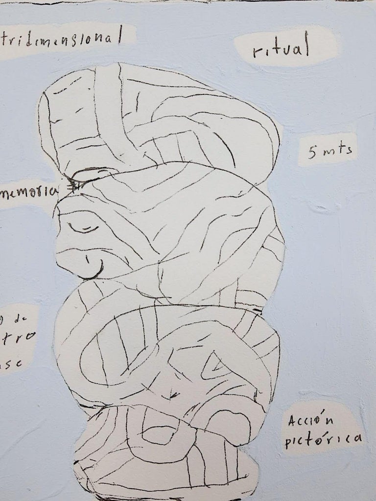 Daniel Berman - Pictorical action #1, Monolith For Sale at 1stDibs