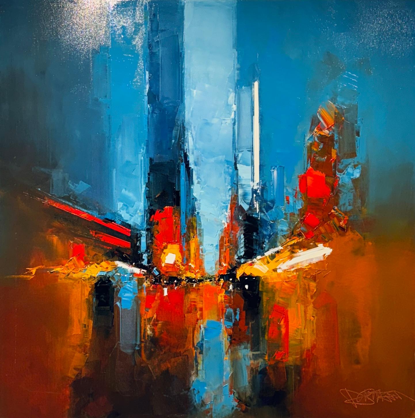 Daniel Castan - A City Reimagined - original oil painting-abstract ...