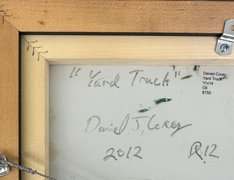 Daniel Corey - Yard Truck, painting of pick-up truck on a sunny day ...