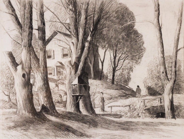 Daniel Garber - Spring Valley, New Hope School, American Impressionist ...