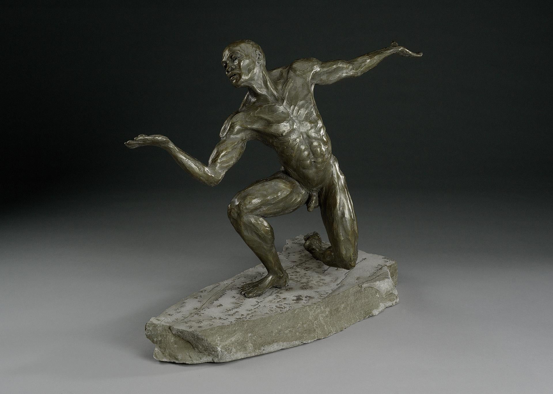 Patrick Brun - Pose on a Chair For Sale at 1stDibs