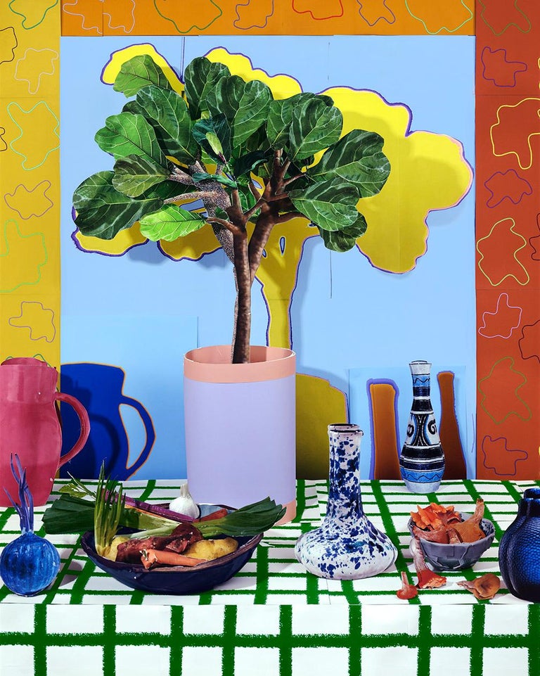 Daniel Gordon - Fiddle Leaf Ficus with Root Vegetables and Chanterelles ...