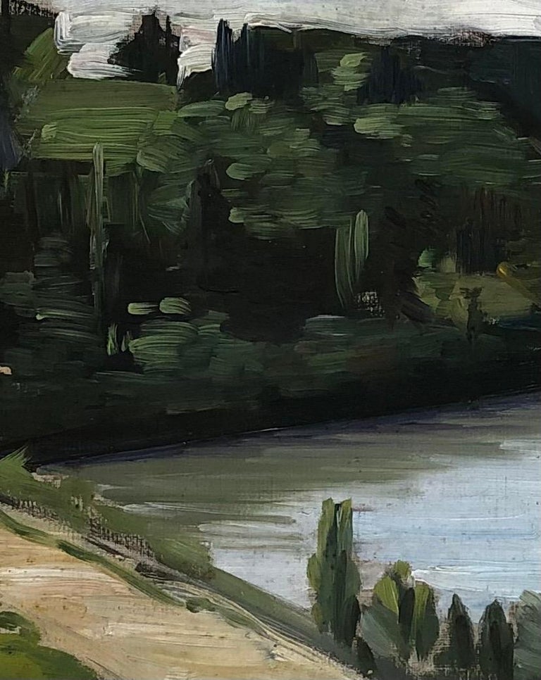 Daniel Ihly - Landscape at the water's edge For Sale at 1stDibs