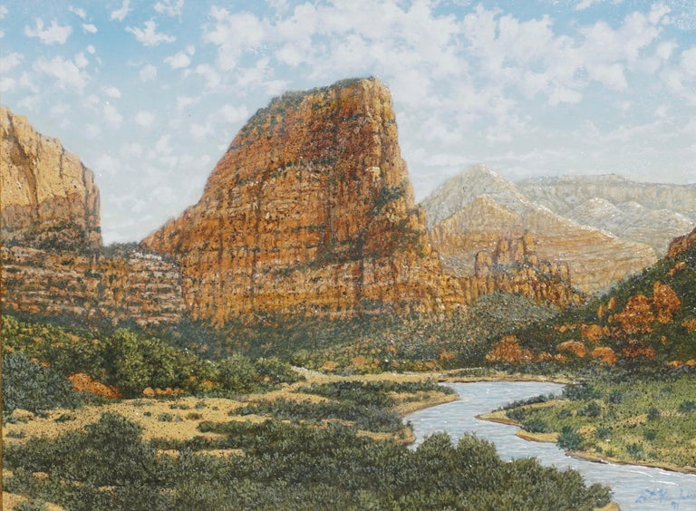 Daniel Kendrick Oil Painting “Zion Valley Utah” at 1stDibs | painters ...