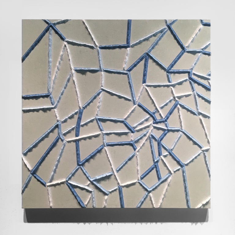 Daniel Klewer - 'Cold Pistachio' original acrylic painting signed by ...