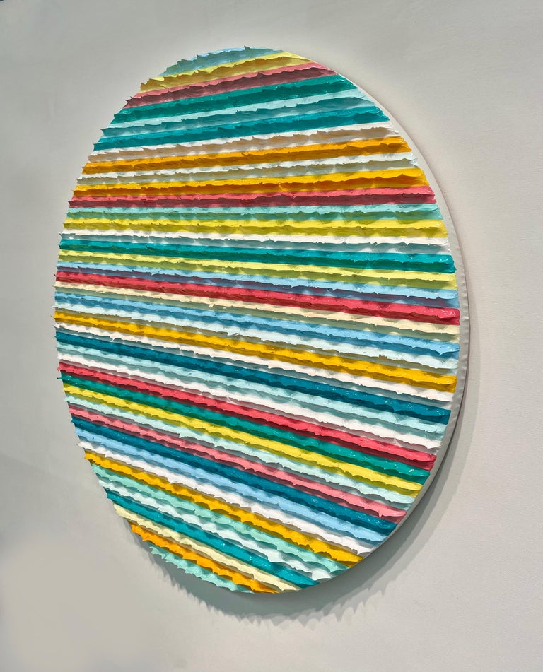 Daniel Klewer - 'Guava Kiwi Melon' original acrylic painting signed by ...