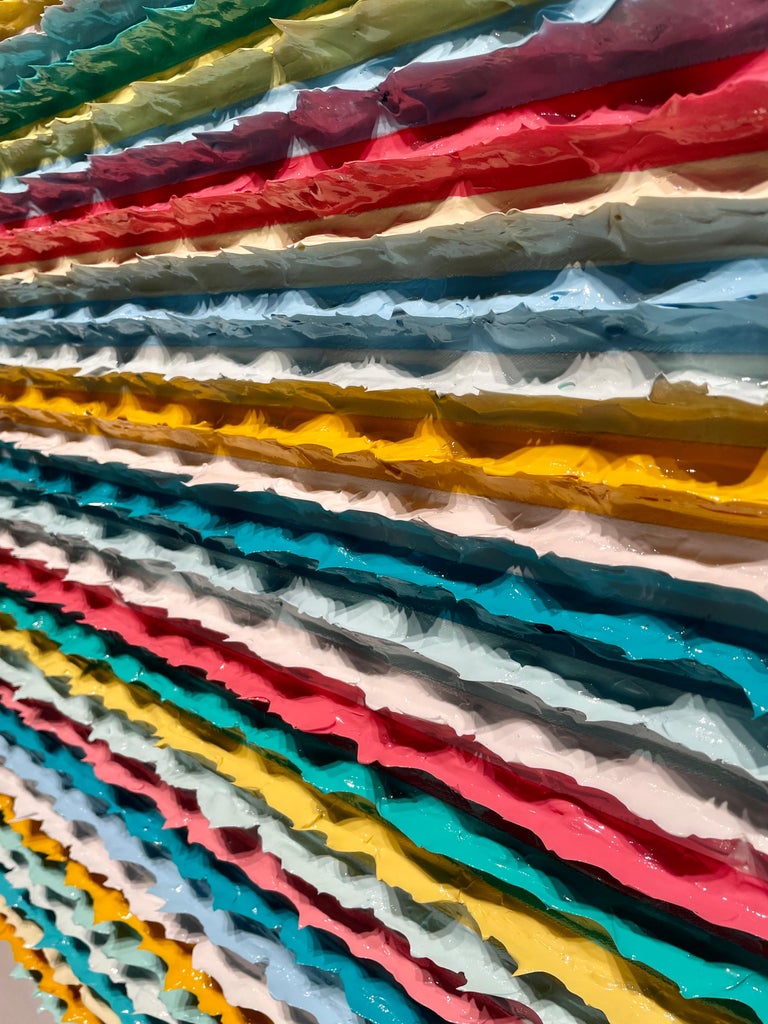 Daniel Klewer - 'Guava Kiwi Melon' original acrylic painting signed by ...