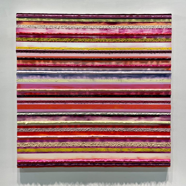 Daniel Klewer - 'Muted Marigold Sugar' original acrylic painting signed ...