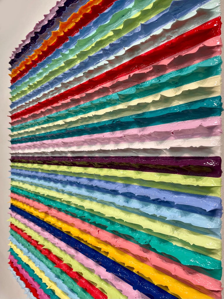 Daniel Klewer - 'Rust Tomato Tiger' original acrylic painting signed by ...