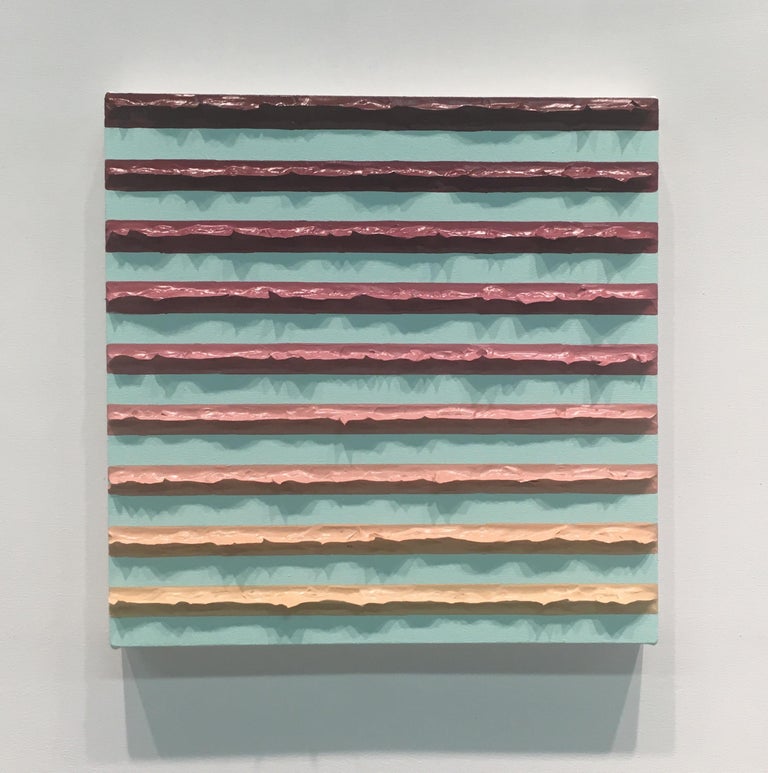 Daniel Klewer - 'Sangria Mint' original acrylic painting signed by ...