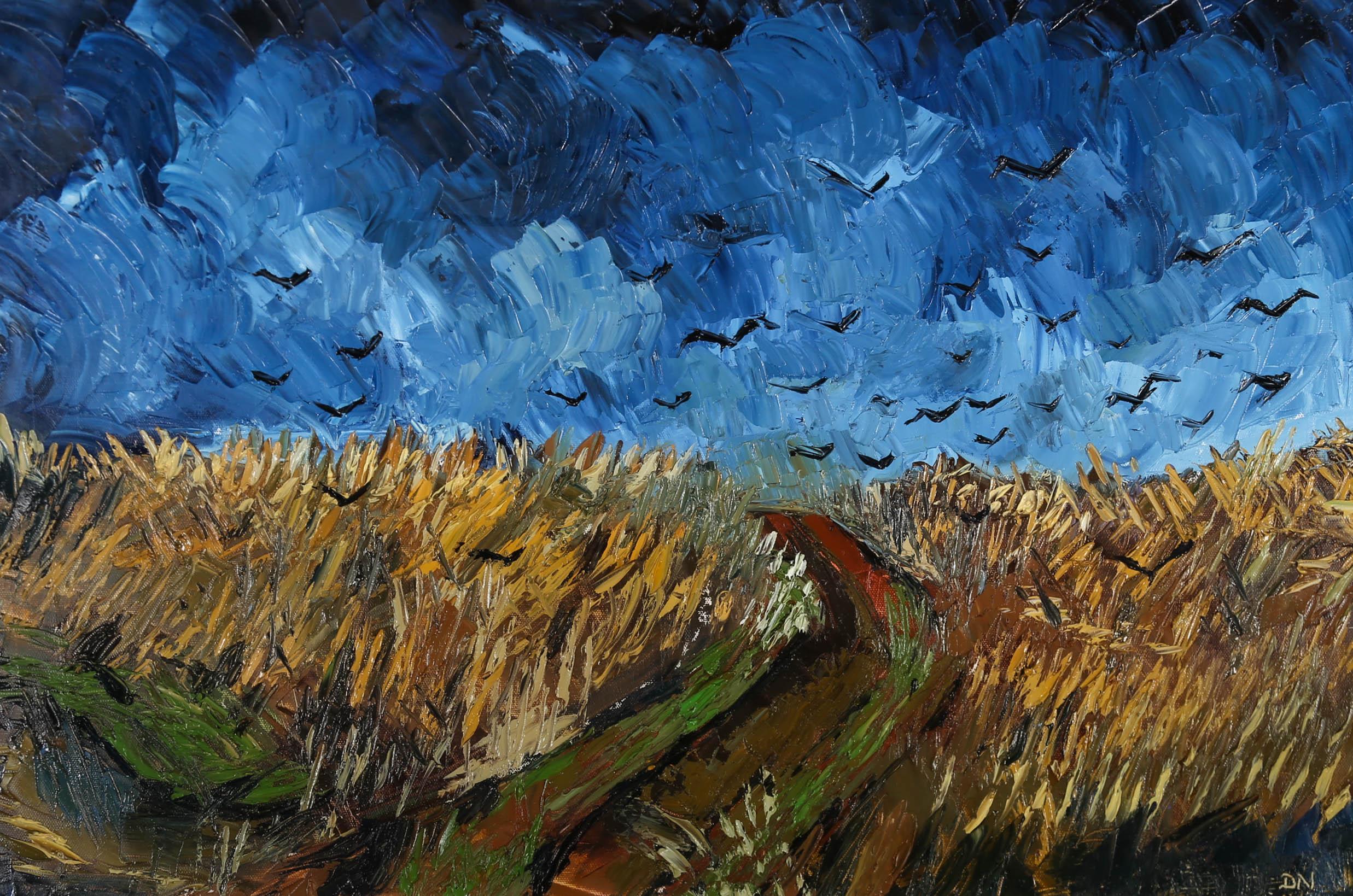 Wheatfield With Crows