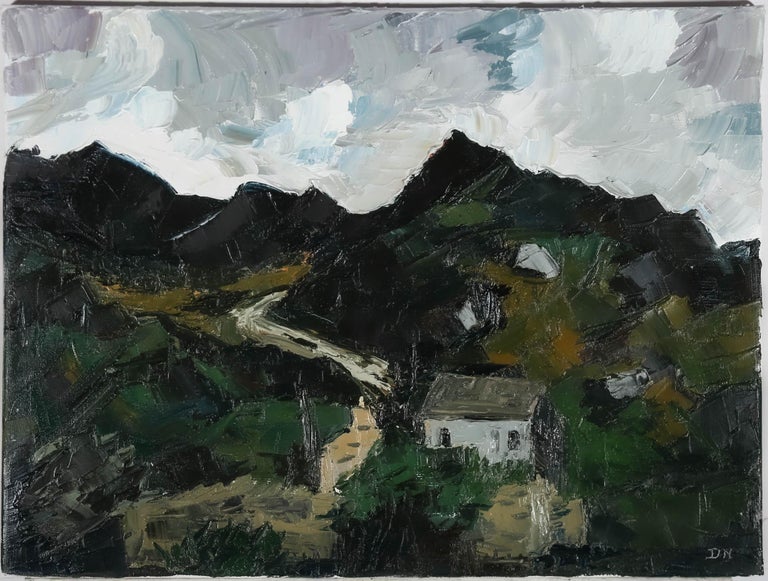 Daniel Nichols - Daniel Nichols - Contemporary Oil, North Wales Cottage ...