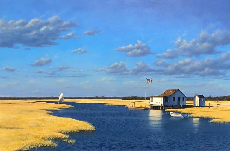 Daniel Pollera - Daniel Pollera, "Mid Autumn Salt Marsh" 40x60 New ...