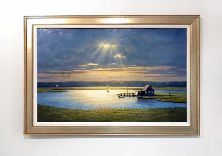 Daniel Pollera - "Into the Light, " Coastal Landscape Oil Painting For ...