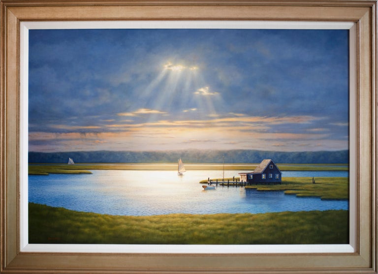 Daniel Pollera - "Into the Light, " Coastal Landscape Oil Painting For ...