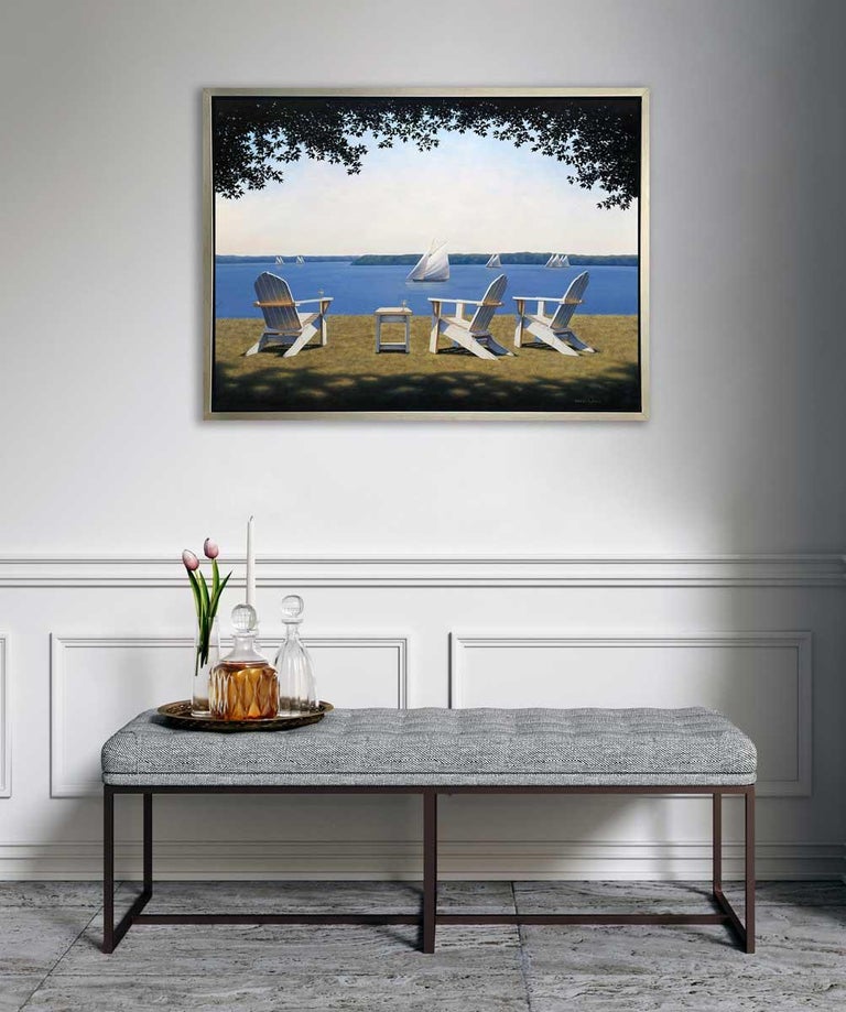 Daniel Pollera - "Afternoon Seating," Framed Limited Edition Giclee ...