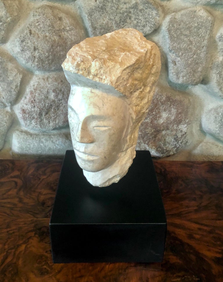 Daniel Pretiz Beaumont - “Orosi” 2022 - Tempisque Limestone Head - Wood ...