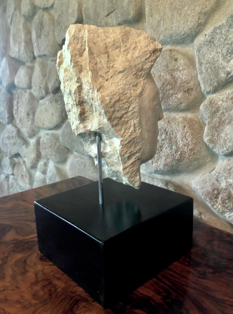 Daniel Pretiz Beaumont - “Orosi” 2022 - Tempisque Limestone Head - Wood ...