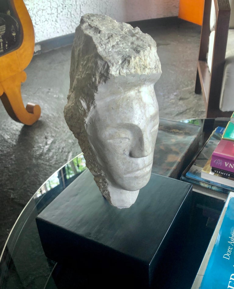 Daniel Pretiz Beaumont - “Orosi” 2022 - Tempisque Limestone Head - Wood ...