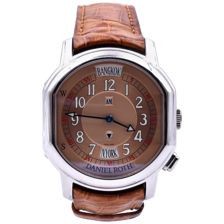 Daniel Roth Stainless Steel Metropolitan Watch Ref. 857.x.10 at 1stDibs