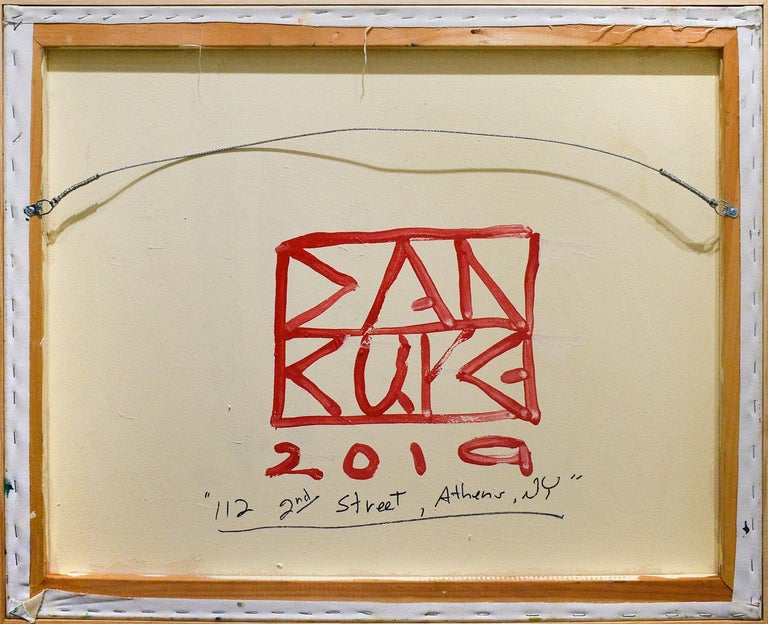 Dan Rupe - 112 2nd St (Contemporary Brightly Colored Oil, White House ...