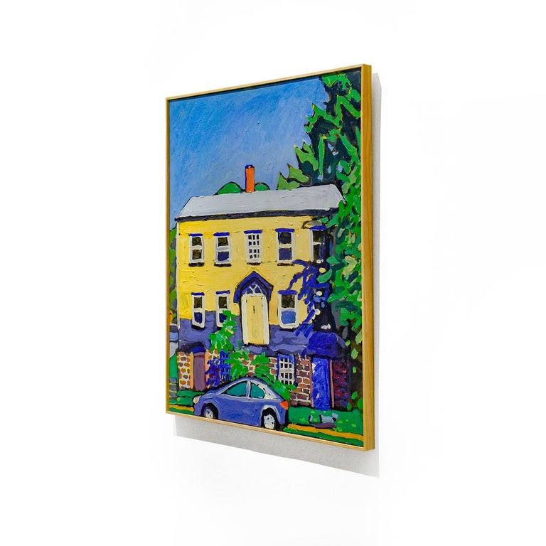 Dan Rupe - 56 Washington, Athens NY (Fauvist Style Oil Painting of ...
