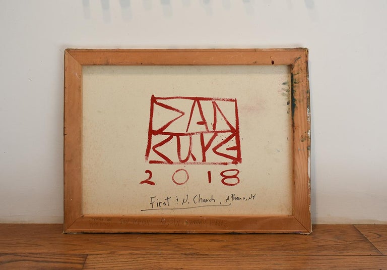 Dan Rupe - First and N. Church St, Athens NY (Fauvist Style Cityscape ...