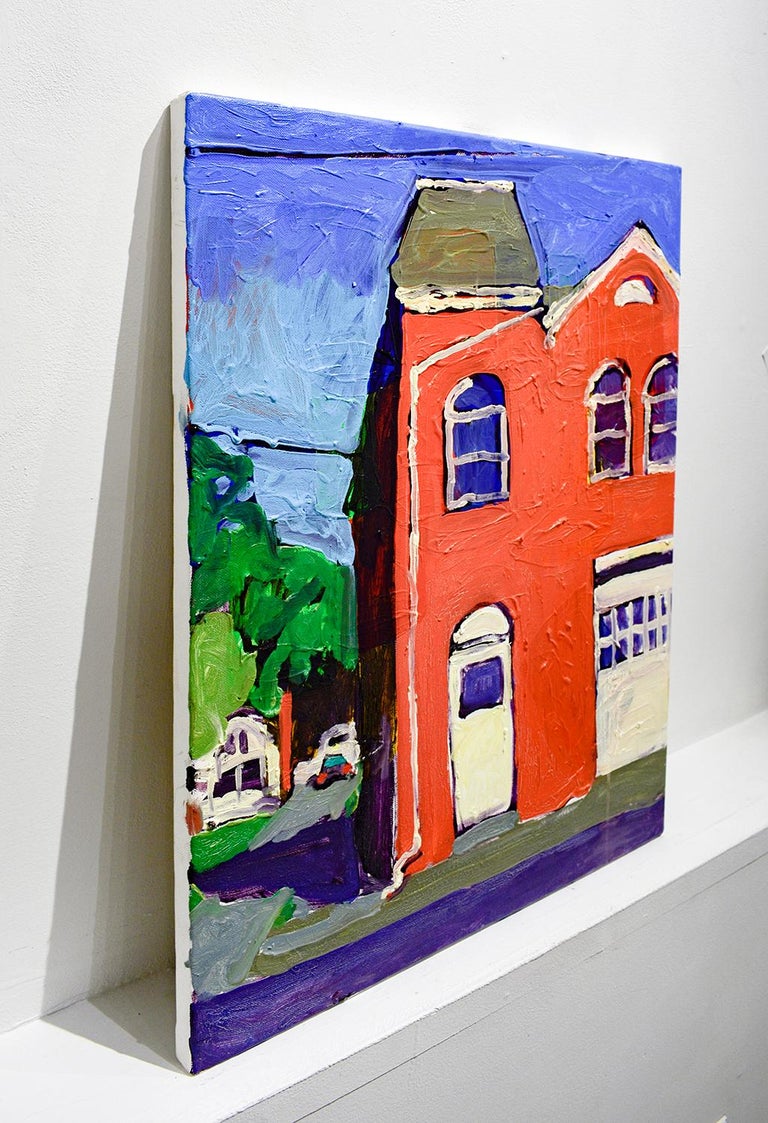 Dan Rupe - Macawamio Firehouse Athens, NY (Fauvist Style Cityscape ...