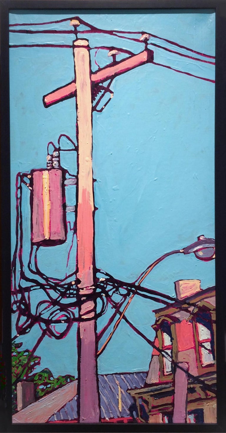 Dan Rupe - Transformers on Columbia: Fauvist Style Cityscape Painting ...