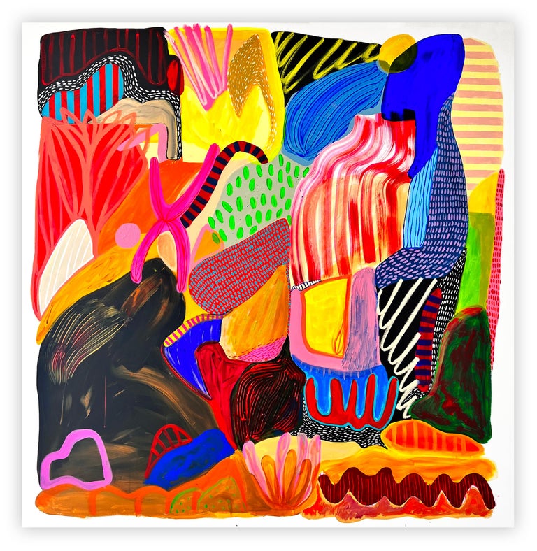 Daniela Marin - Day-Dreamer (Abstract painting) For Sale at 1stDibs