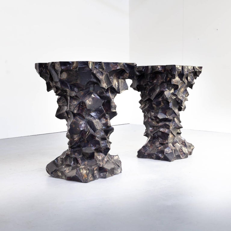 Daniele Albright Abalone Shell ‘column’ Console for Videre Licet Set/2 ...