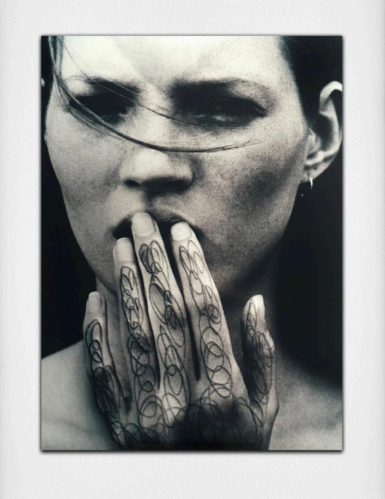 Kate Moss White Ink Tattoo