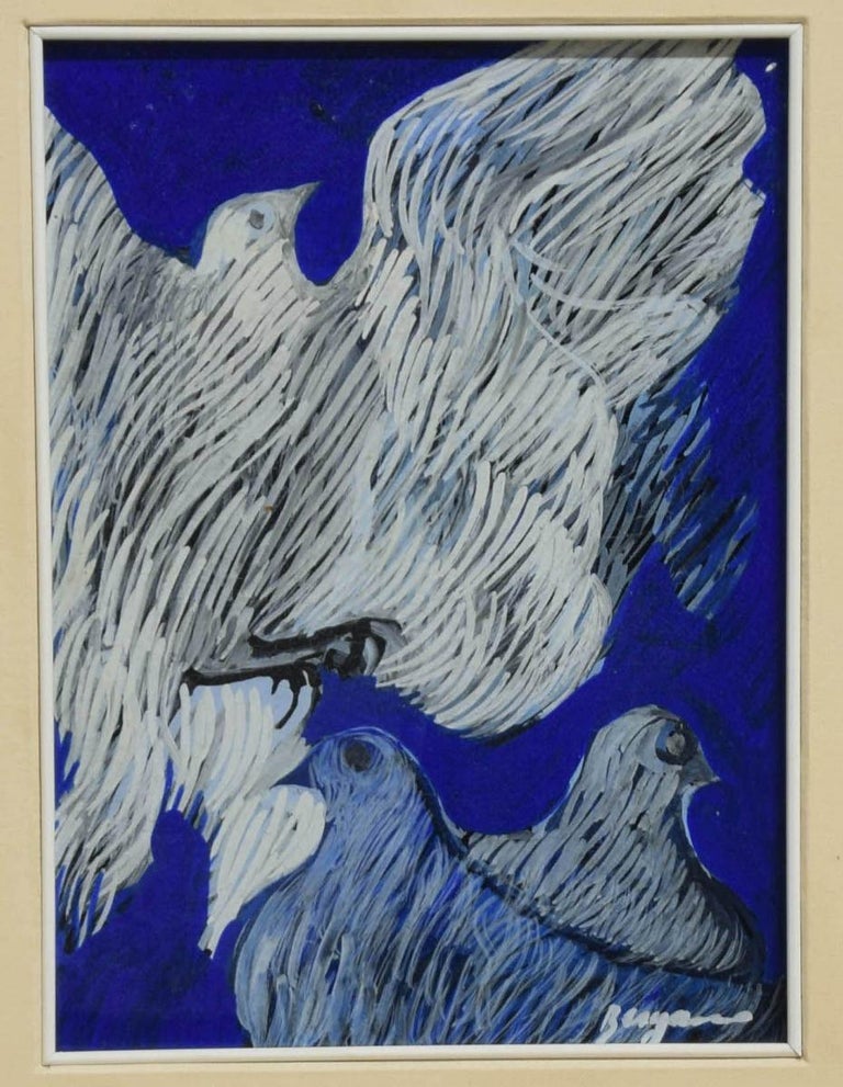 Danilo Bergamo - Doves - Original Oil Painting by Danilo Bergamo ...