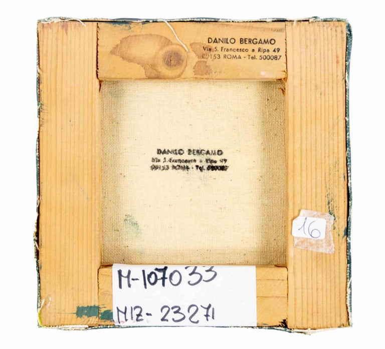 Danilo Bergamo - Man - Original Oil painting by Danilo Bergamo - 1970s ...