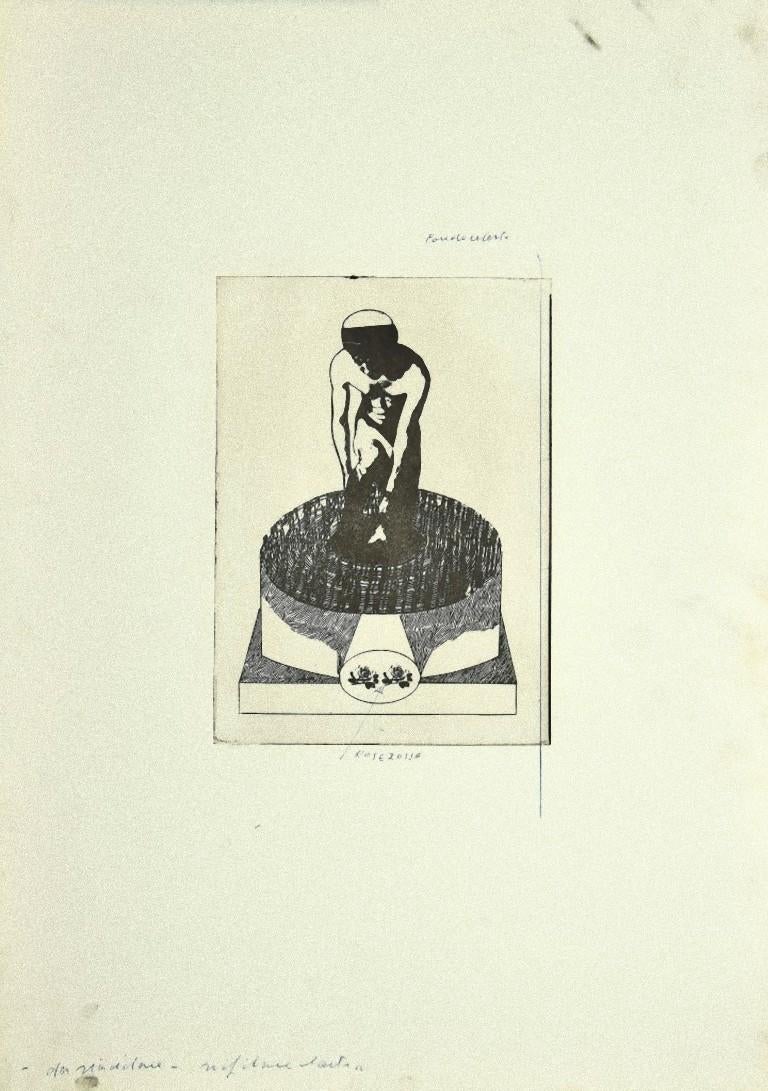 Danilo Bergamo - Roses - Original Etching on Cardboard by Danilo ...