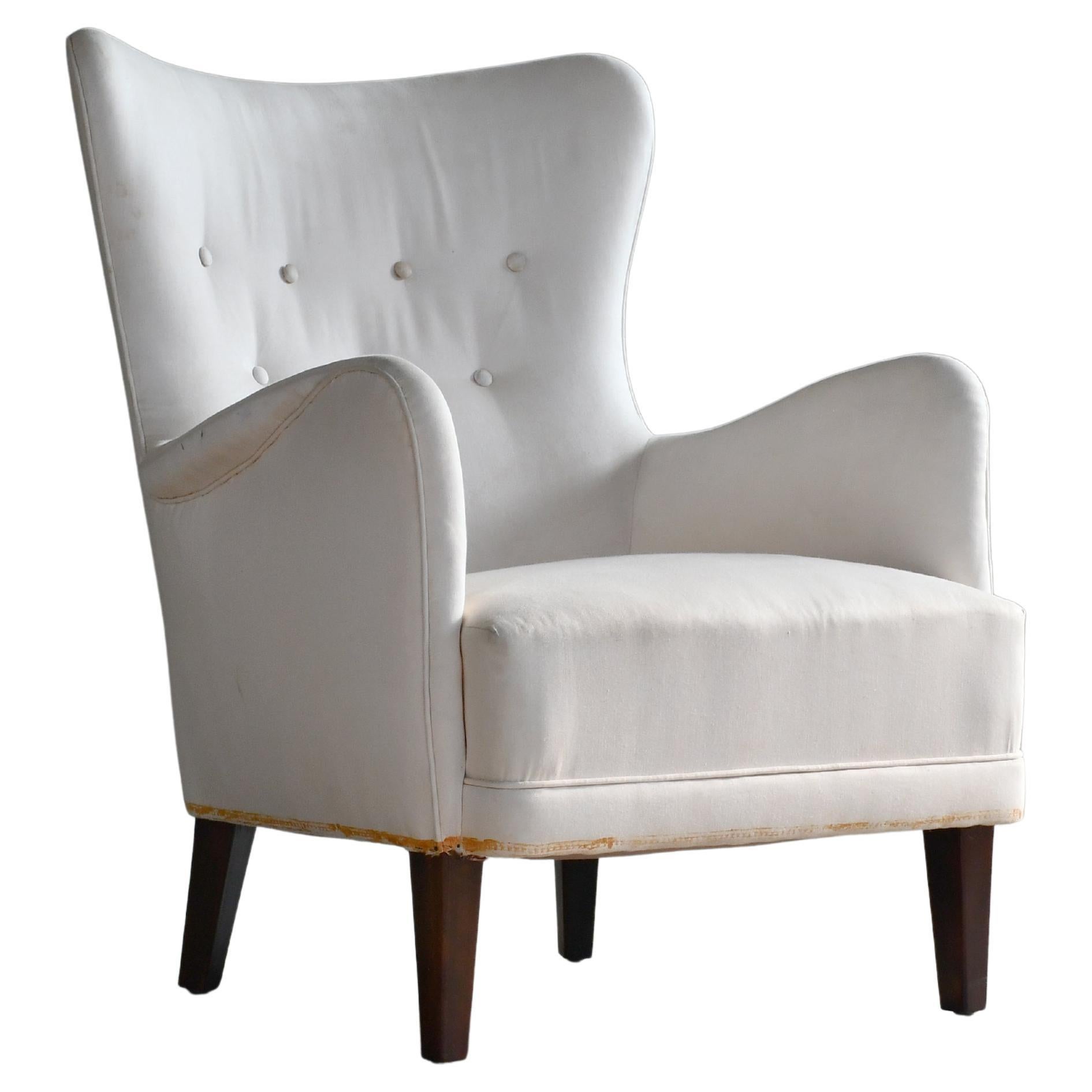 Danish 1940's Lounge Chair by Peter Hvidt and Orla Mølgaard-Nielsen For ...