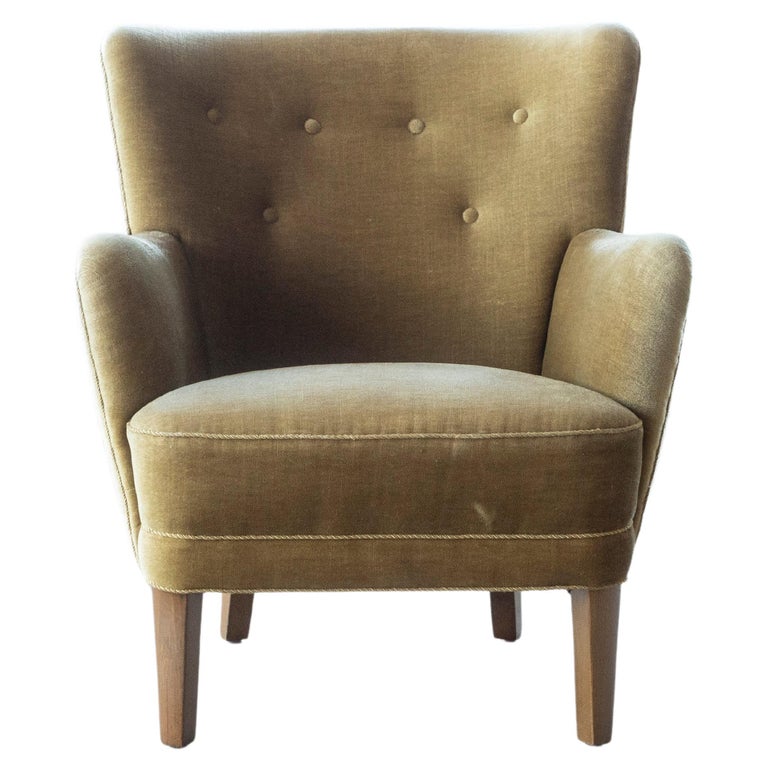 Danish 1950's Lounge Chair by Peter Hvidt and Orla Mølgaard-Nielsen at ...