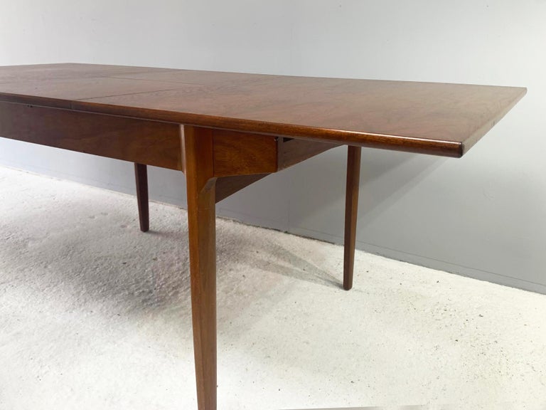 Danish 1960’s Mid-Century Modern Maple Extending Dining Table For Sale ...