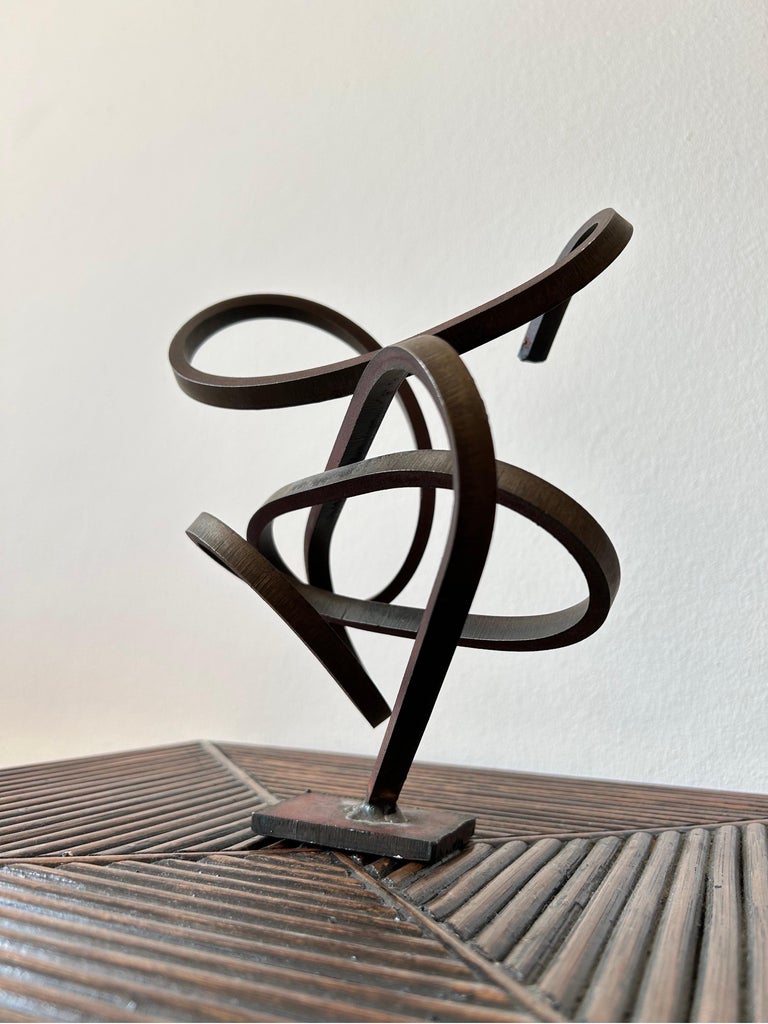 Danish Abstract Steel Sculpture 1960s For Sale at 1stDibs