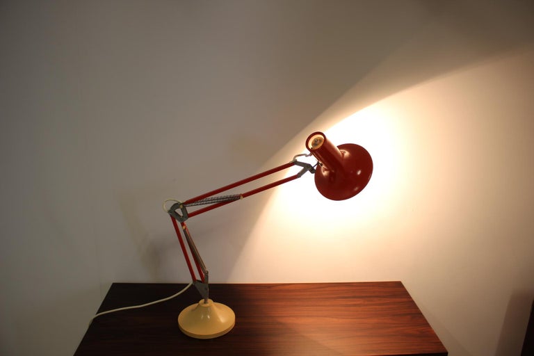 Danish Architectonic Table Lamp, 1970s For Sale at 1stDibs