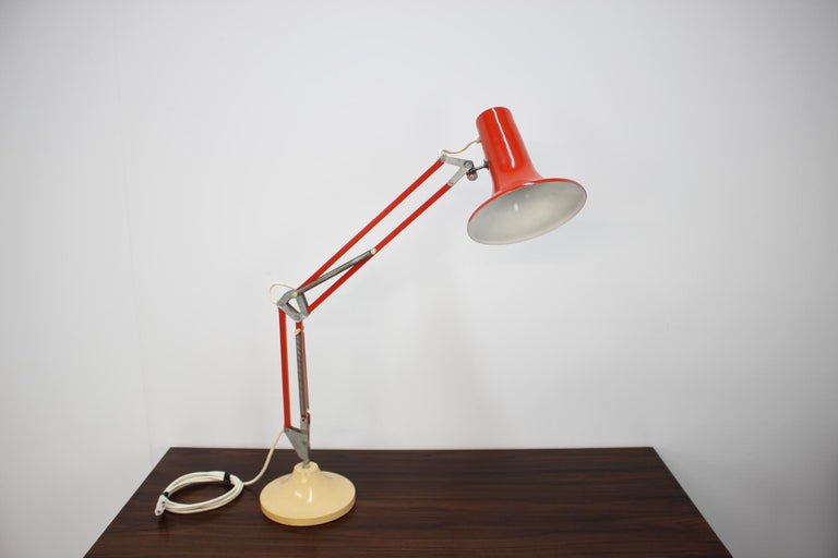 Danish Architectonic Table Lamp, 1970s For Sale at 1stDibs