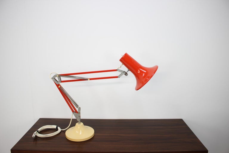 Danish Architectonic Table Lamp, 1970s For Sale at 1stDibs