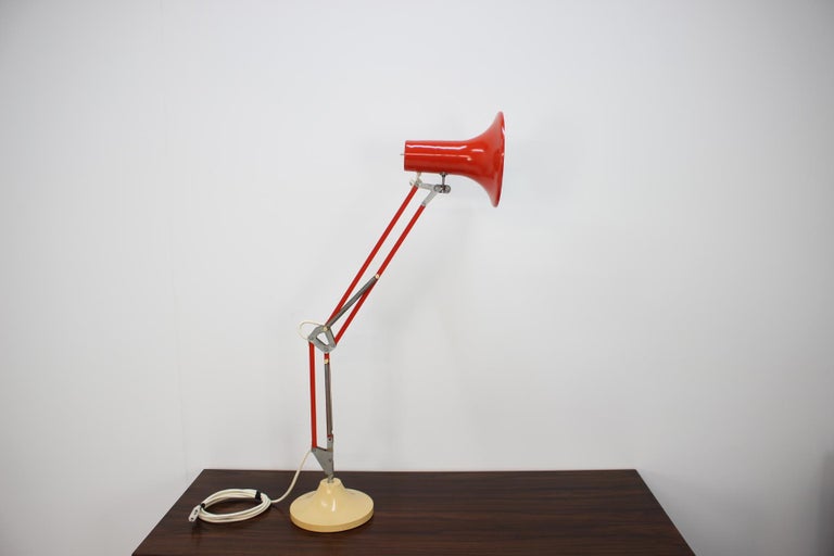 Danish Architectonic Table Lamp, 1970s For Sale at 1stDibs