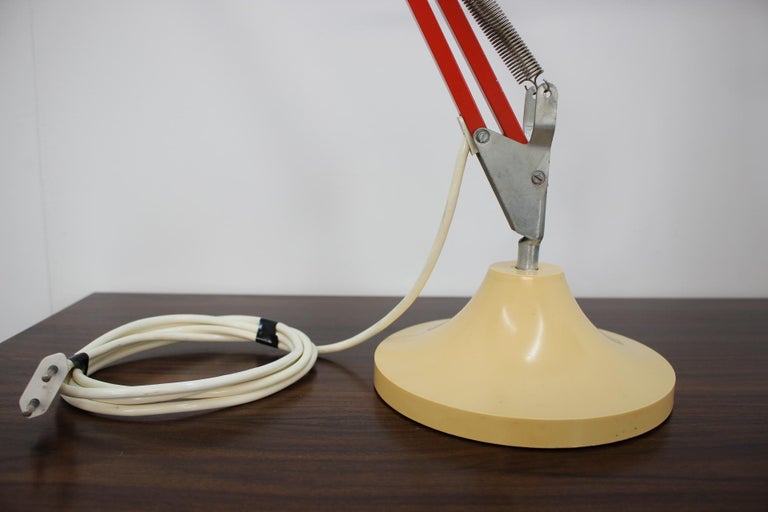 Danish Architectonic Table Lamp, 1970s For Sale at 1stDibs