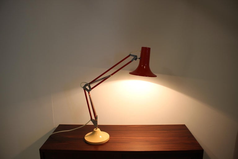 Danish Architectonic Table Lamp, 1970s For Sale at 1stDibs